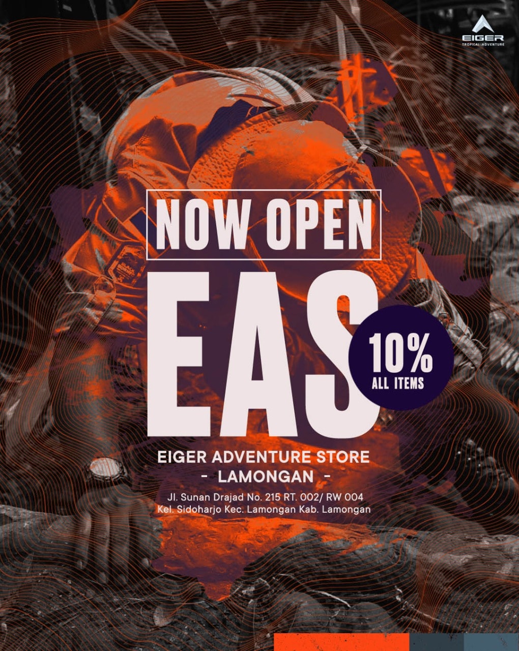 Diskon 10% Semua Produk di Eiger Adventure Store Lamongan - Blog