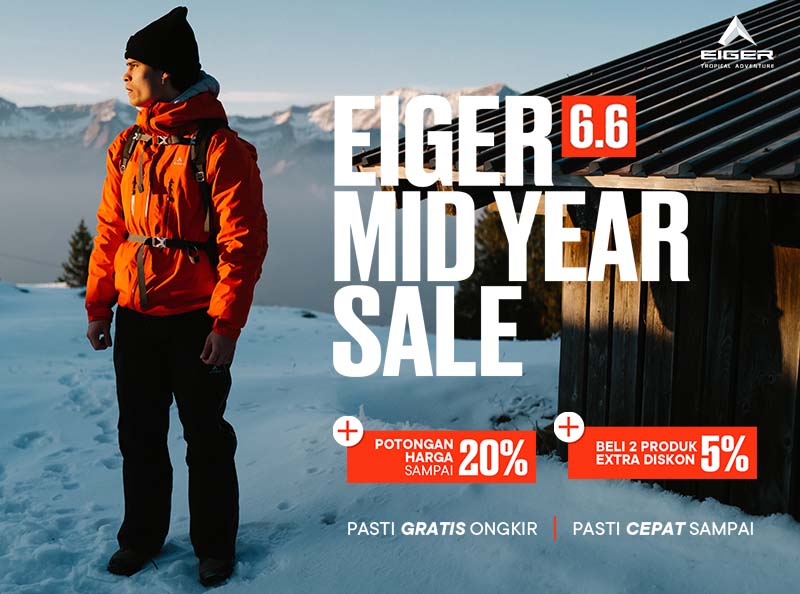 Promo EIGER 6.6, Harga Spesial Mulai Dari 66Ribuan - Blog