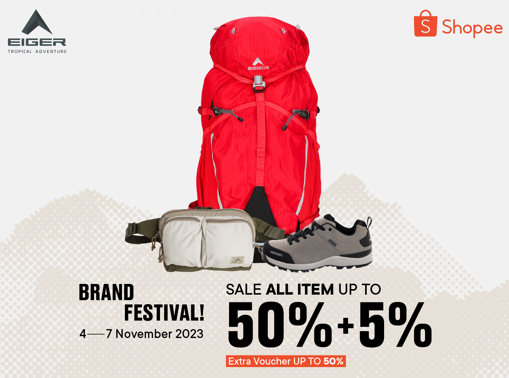 Dapatkan Diskon EIGER di Shopee Brand Festival Sampai 50% - Blog