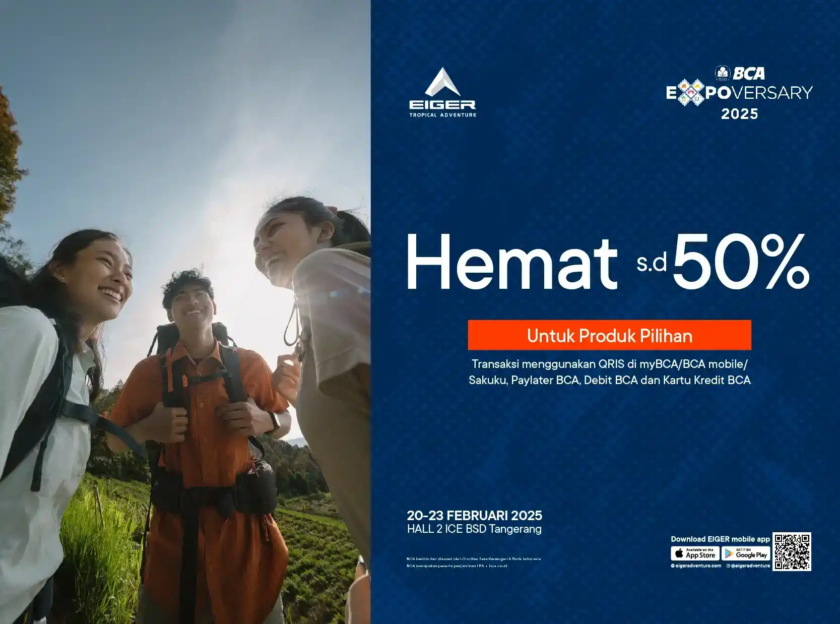 Promo BCA Expo, Beli EIGER Diskon Setengah Harga! Cek di Sini! - Blog