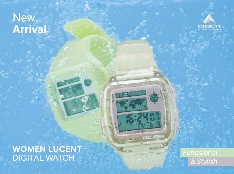 WS Lucent Digital Watch: Jam Tangan Anti Air Stylish untuk Perempuan ...